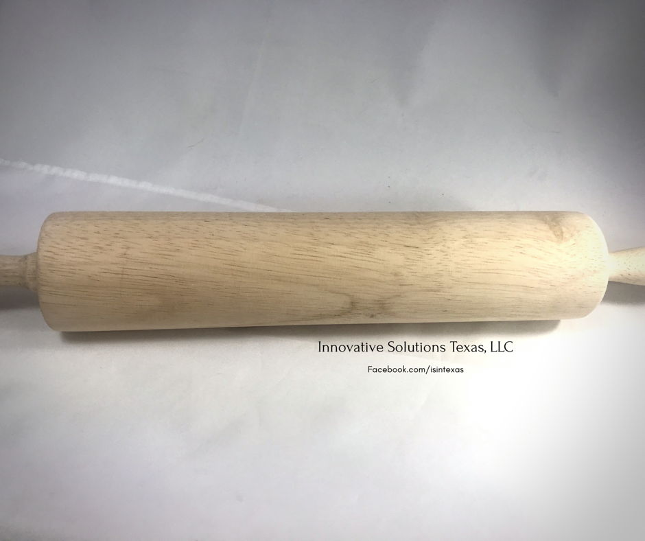 Large laser engraved wooden rolling pin – Until the Cows Come Home